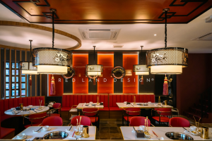 THREE KINGDOMS, MODERN ORIENTAL RESTAURANT INTERIOR DESIGN - RED LAND ...