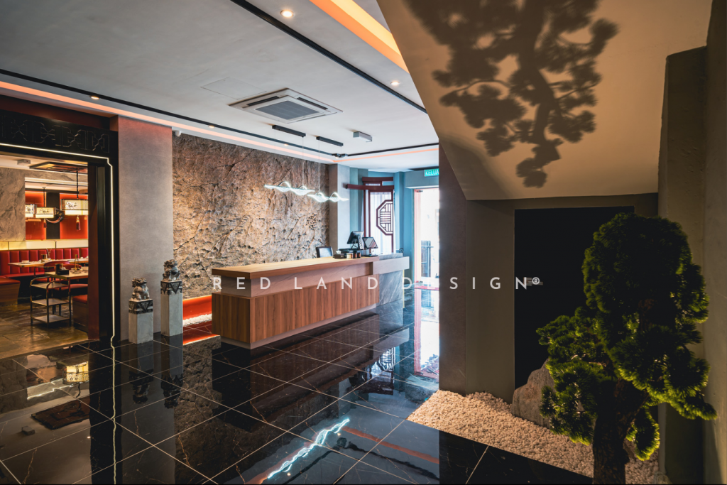 THREE KINGDOMS, MODERN ORIENTAL RESTAURANT INTERIOR DESIGN - RED LAND ...