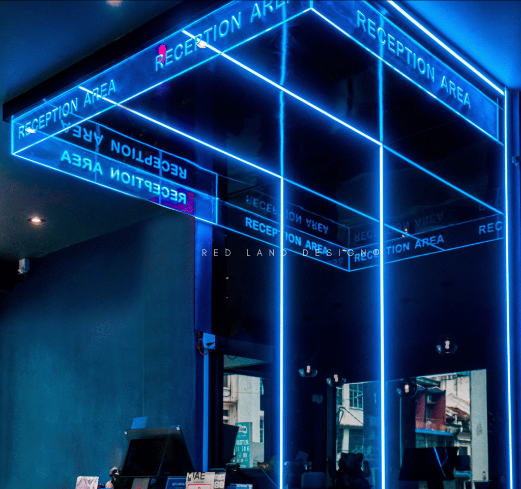 TRON INSPIRED SPEAKEASY BAR - Red Land Design